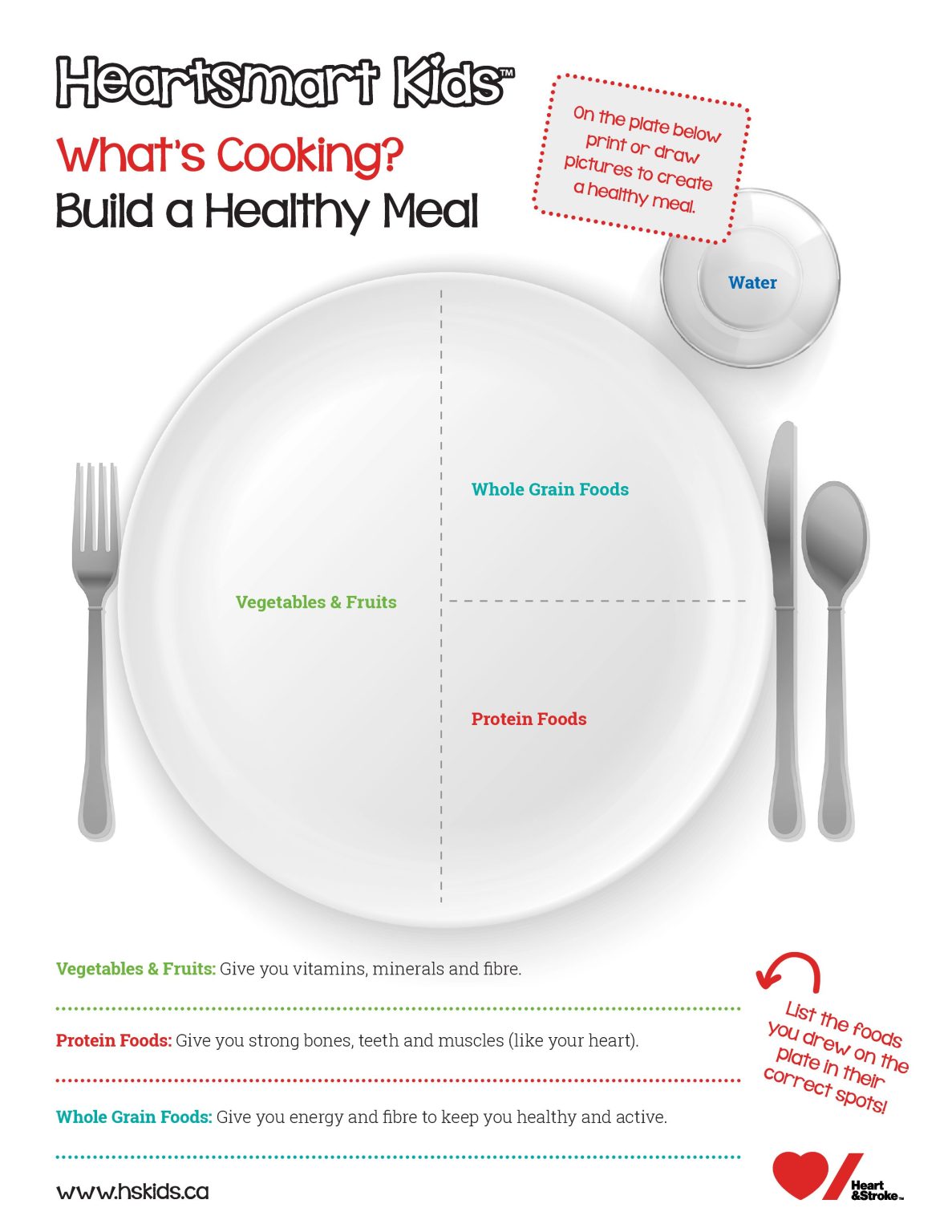 What's Cooking? Build a Healthy Meal - HeartSmart Kids™