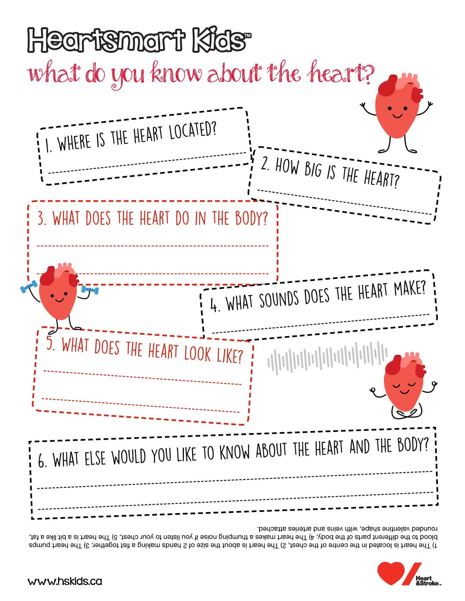 What do you know about the heart - HeartSmart Kids™