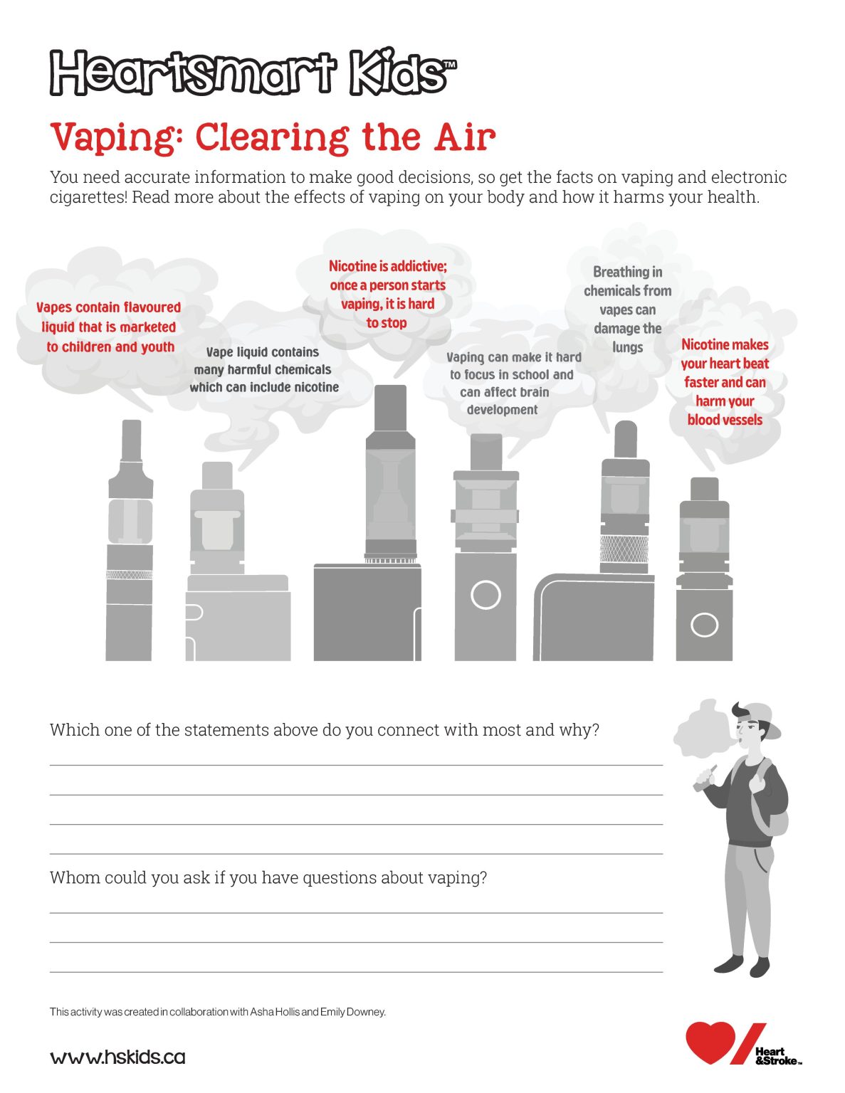 Vaping: clearing the air - HeartSmart Kids™