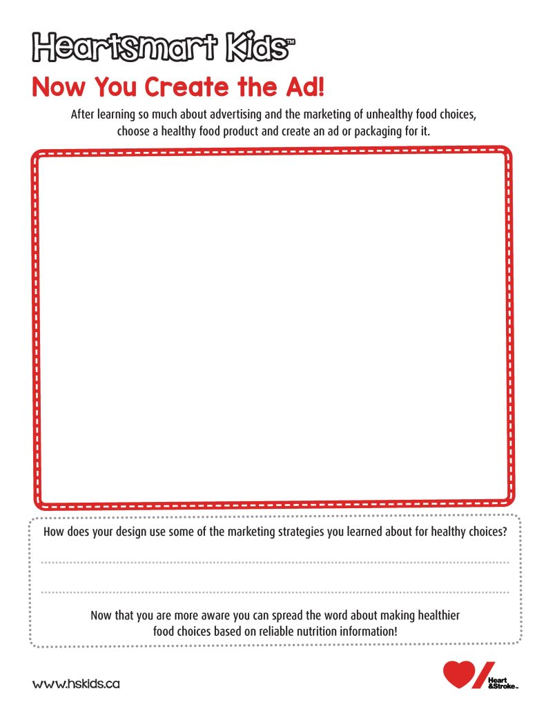 now your create the ad! - HeartSmart Kids™