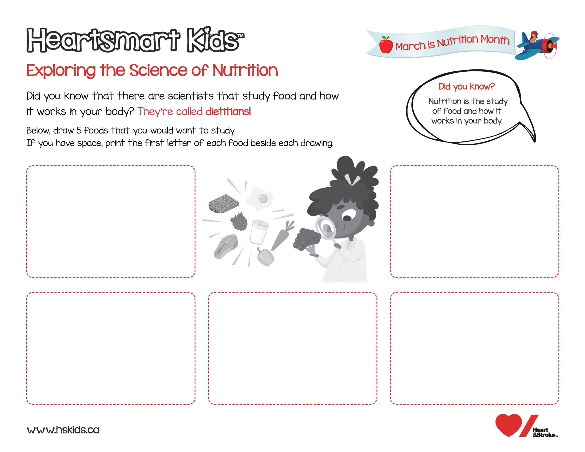 Exploring the science of nutrition - HeartSmart Kids™