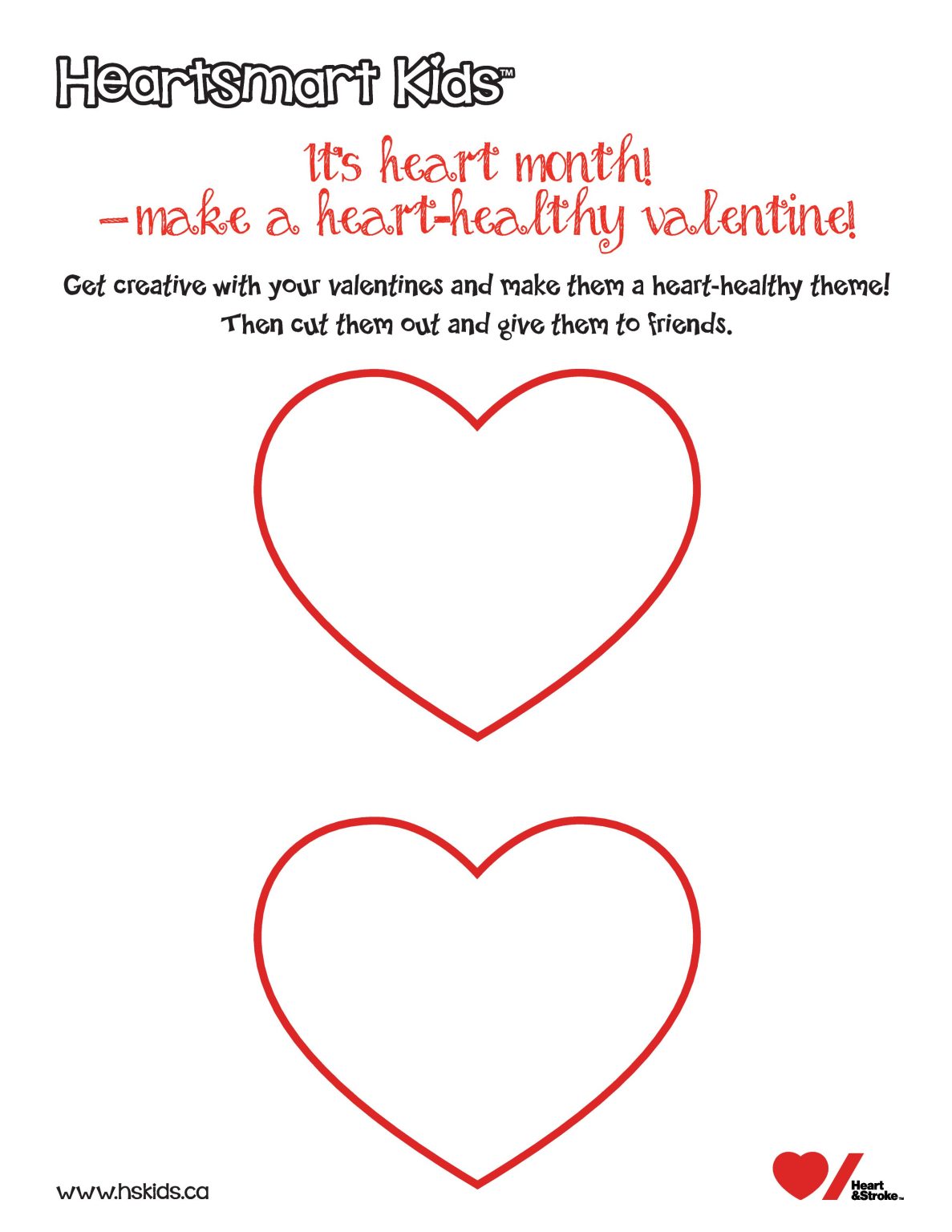 Heart-healthy Valentine - HeartSmart Kids™